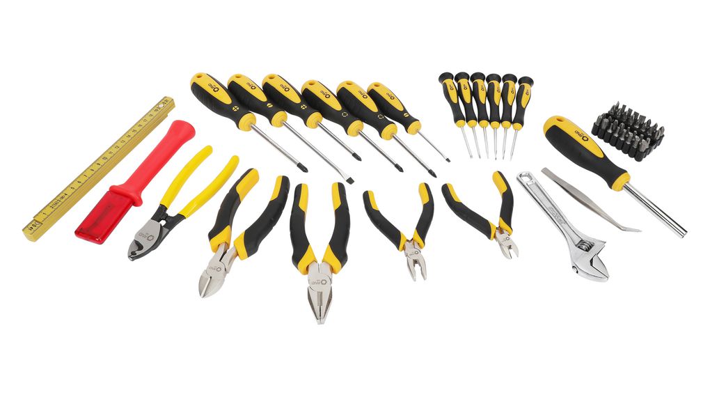 RND 550-00342 | RND Lab Verktygssats för tekniker, 23 Stycken | Elfa Distrelec Sverige