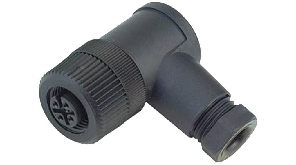 99 0430 00 04 | Binder Circular Connector, M12, Socket, Right Angle ...