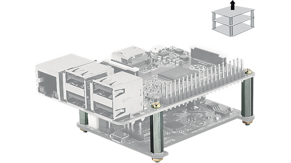 RPI MOUNTINGKIT3 | Raspberry Pi Mounting kit | Distrelec Sweden