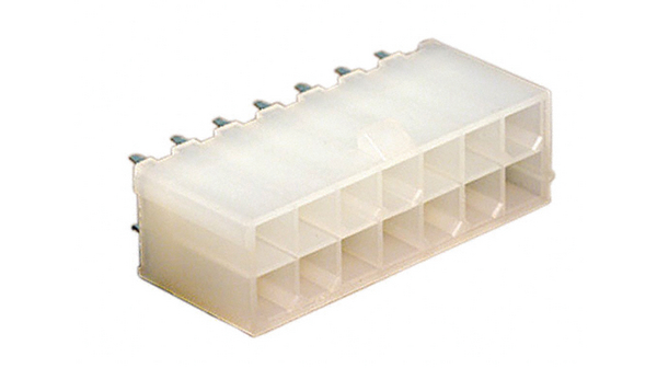 39-28-1143 | Molex PCB Header, Male, 9A, 600V, Contacts - 14 ...