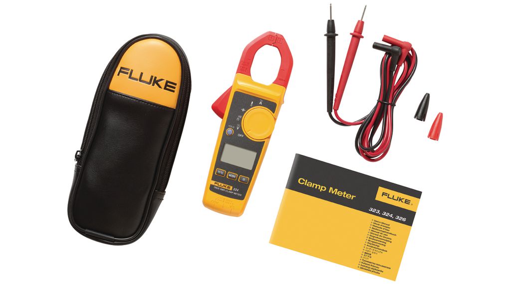 FLUKE 324 | Fluke 324 Plus True-RMS Clamp Meter, TRMS AC, 4kOhm, , 400A ...