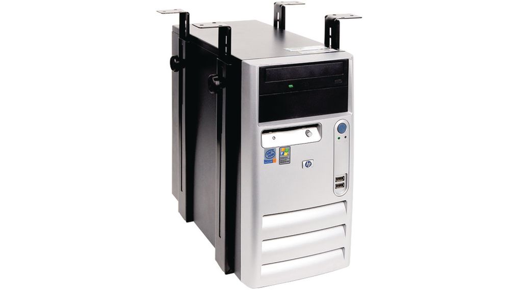 32.183 | Dataflex Holder Brackets, PC, 35kg, Black | Distrelec Germany