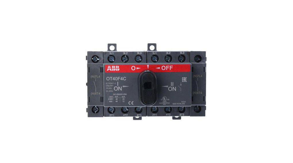 1SCA104934R1001 | ABB 4P Pole DIN Rail Isolator Switch - 40A Maximum ...