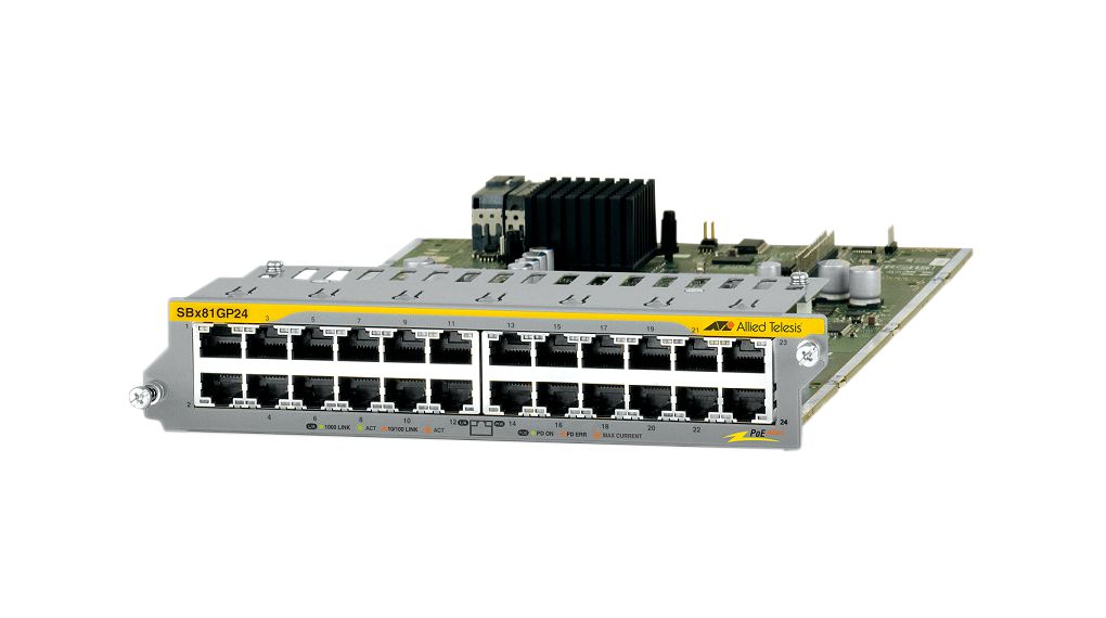 AT-SBX81GP24 | Allied Telesis Line Card for SwitchBlade x8100 Series ...