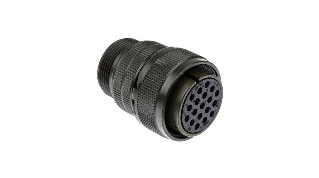 MS3106A-22-14S | Amphenol Industrial , MS3106A 19 Way Cable Mount MIL Spec Circular Connector ...