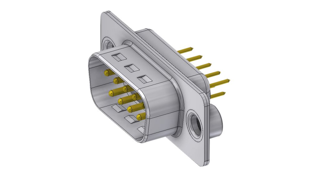 DTS09PY/2M85UN | Deltron Connectors D-sub-connector, Stekker, DE-9 ...
