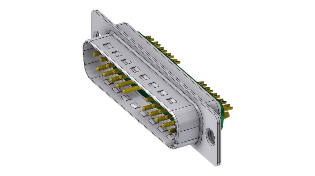 DTS21W1PZ/2 | Deltron Connectors D-Sub hybrid-plug, Plug, 21W1 ...