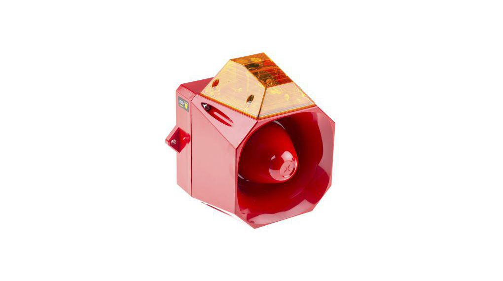 AS/M/SB/230/R/AL | Eaton Series Amber Sounder Beacon, 230 V ac, IP66 ...