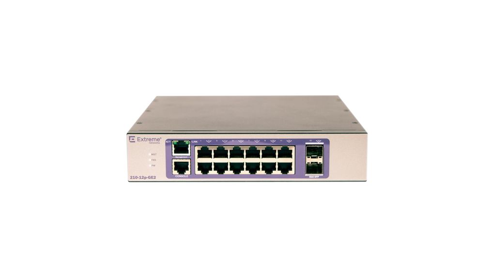 16567 | Extreme Networks Switch Ethernet, Prises RJ45 12, SFP Ports 2 ...