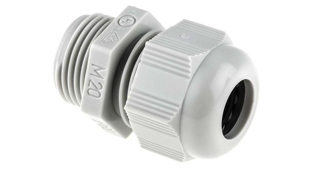 F7022050R | SIB SIB-TEC Series Grey PA 6 Cable Gland, M20 Thread, 5mm ...