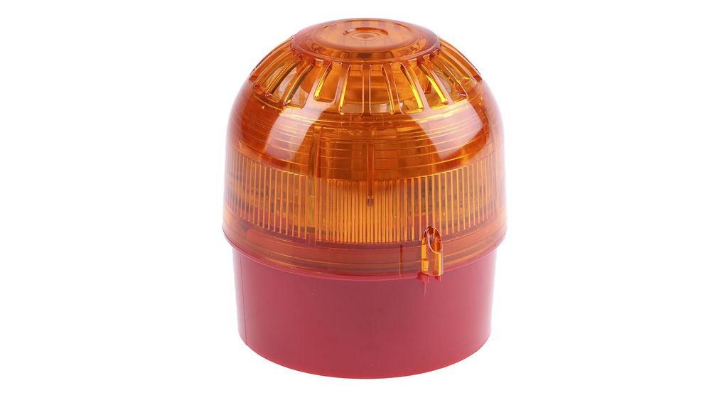 PSC-0027 | Klaxon Sonos Series Amber Sounder Beacon, 17 → 60 V dc, Wall ...
