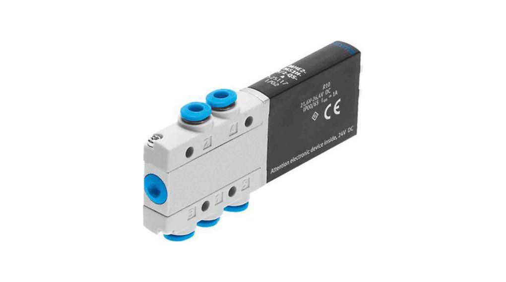 MHE2-MS1H-5/2-QS-4 | Festo 5/2 Monostable Solenoid Valve - Electrical ...