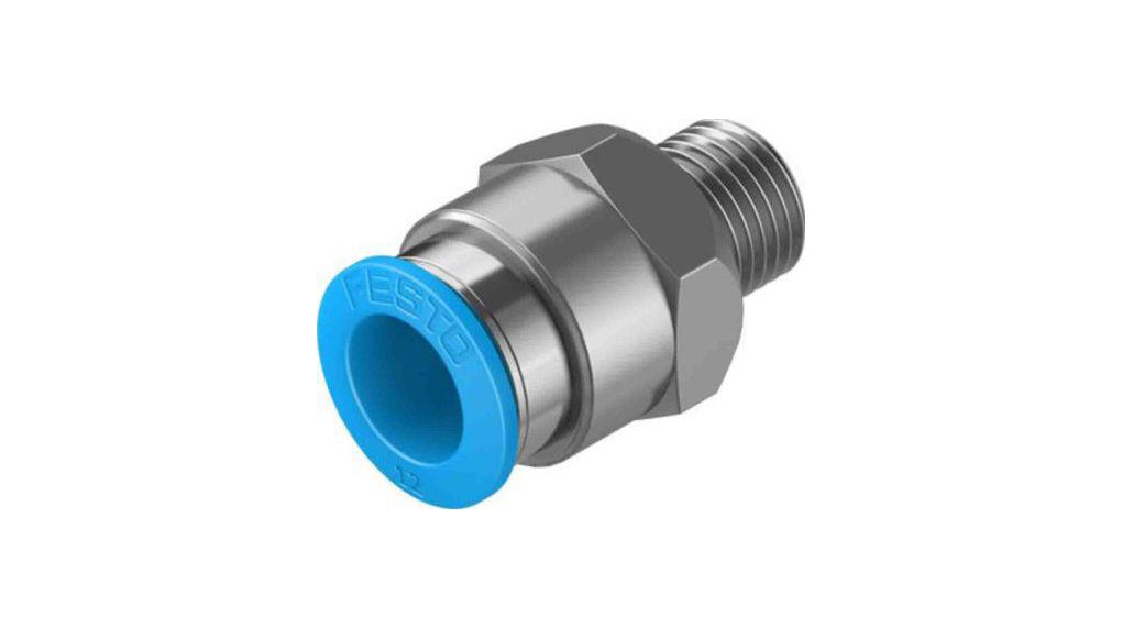 QS-1/4-12-20 | Festo Straight Threaded Adaptor, G 1/4 Male to Push In 12 mm, Threaded-to-Tube ...