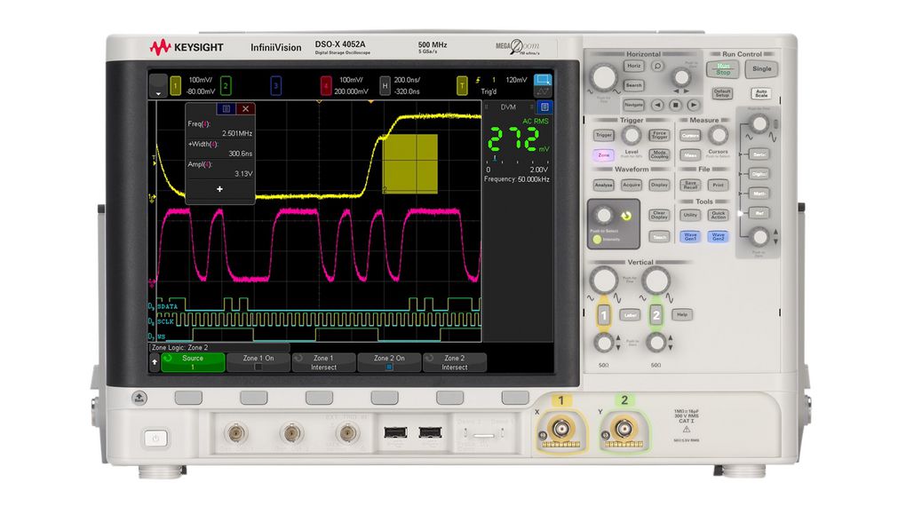 DSOX4052A | Keysight Oscilloscope InfiniiVision 4000X DSO 2x 500MHz ...