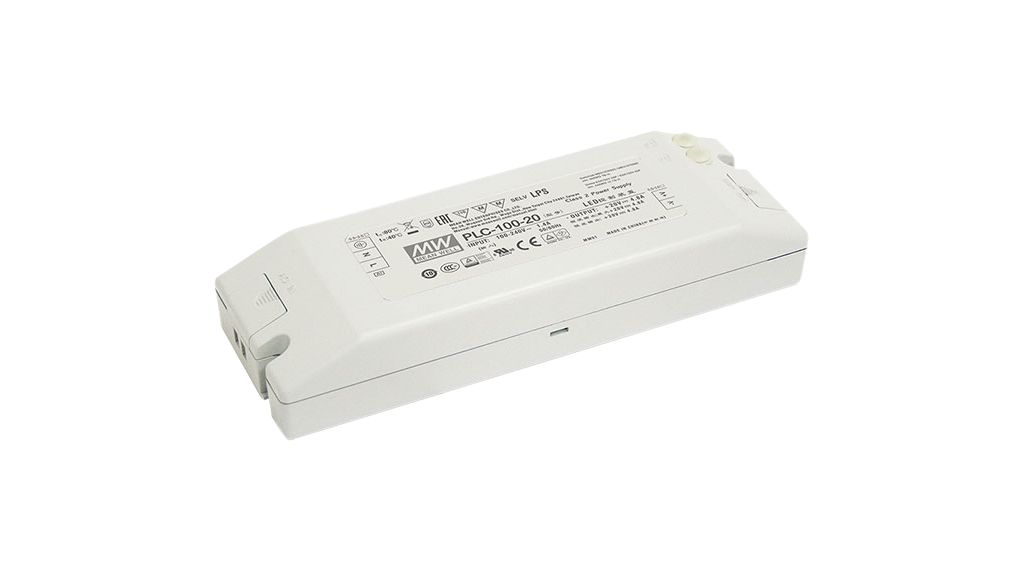 PLC-100-12 | MEAN WELL PFC Class 2 LED Driver 60W 5A 9 ... 12V ...