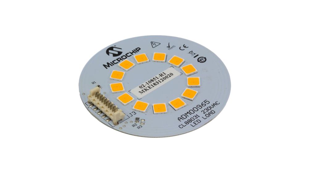 ADM00965 | Microchip LED Load Board for CL88031 LED Driver Evaluation ...