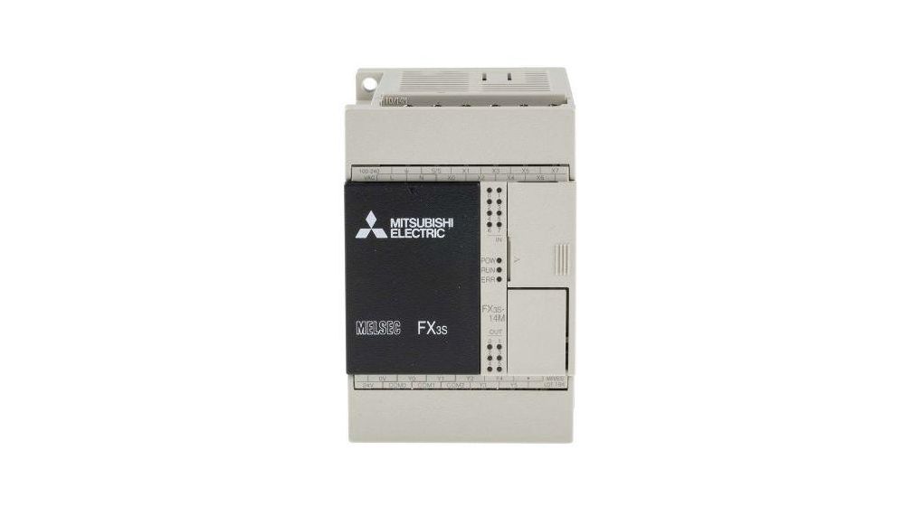 FX3S-14MR/ES | Mitsubishi Electric FX3S Series PLC CPU for Use with FX3 Series, Relay ...