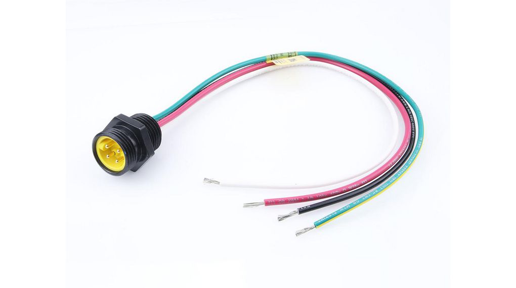 1300130353 | Molex Mini-Change A-Size Receptacle 4 Poles 1/2 - 14 NPT ...