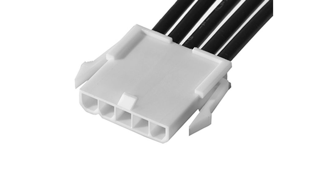 215323-1053 | Molex Cable Assembly, Mini-Fit Jr. Plug - Pigtail, 5 ...