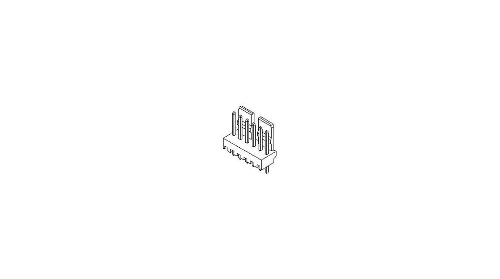 22-04-1131 | Molex Mini-Latch / KK Wire-to-Board Header Vertical with ...