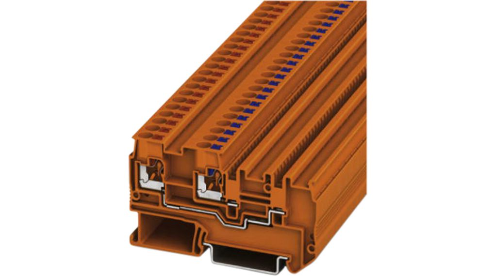 3244559 | Phoenix Contact Terminal Block, Push-In, 2 Poles, 250V, 20A ...