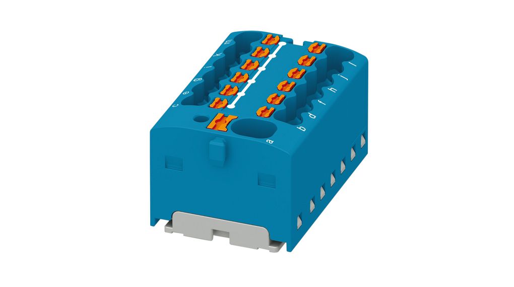1046962 | Phoenix Contact Terminal Block, Push-In, 13 Poles, 450V, 41 ...