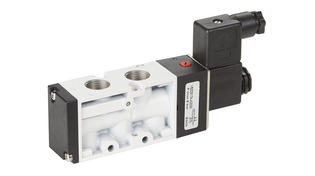 9076374 | RS PRO Pneumatic Solenoid Valve - Solenoid/Air G 1/8 V50 ...