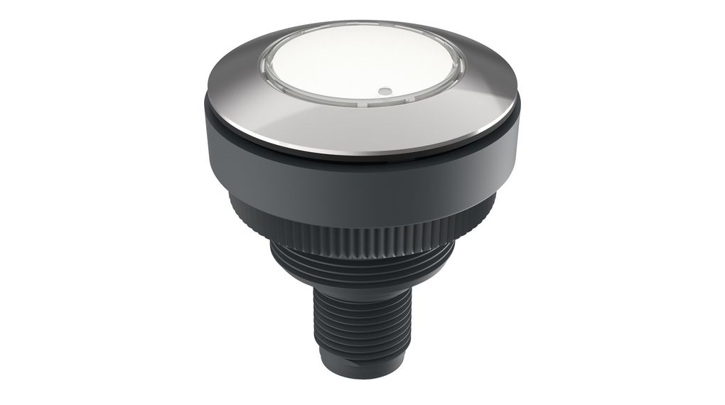 1110112010200 | RAFI Illuminated Pushbutton Actuator with Stainless Steel Frontring 1NO M12 4 ...