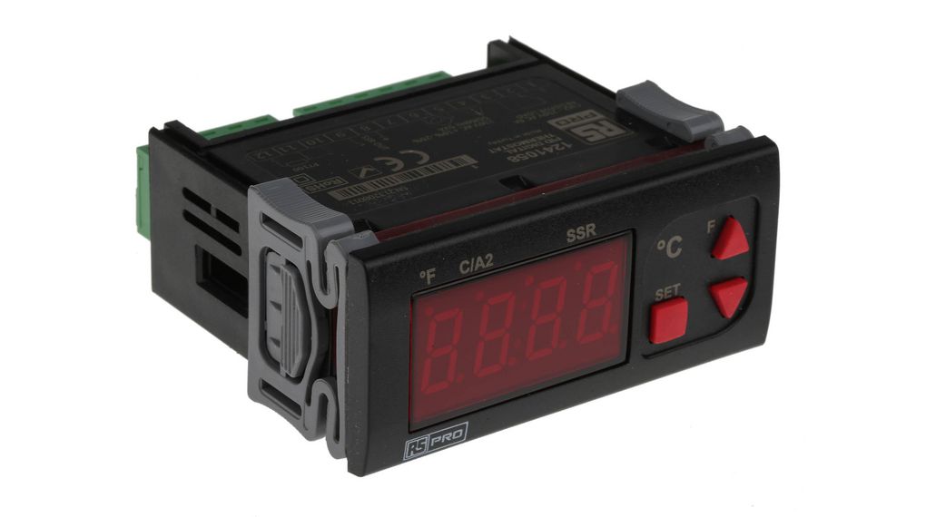 1241058 | RS PRO Temperature Controller, 1SSR 1DO, Panel Mount, RTD ...