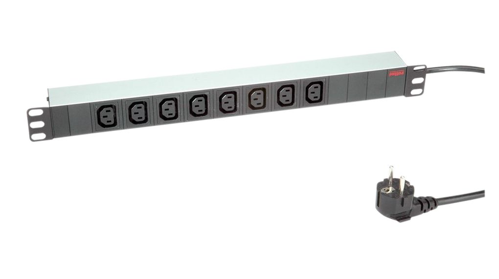 19071628 | Roline Unité de distribution d'alimentation 8x IEC 60320 C13 ...