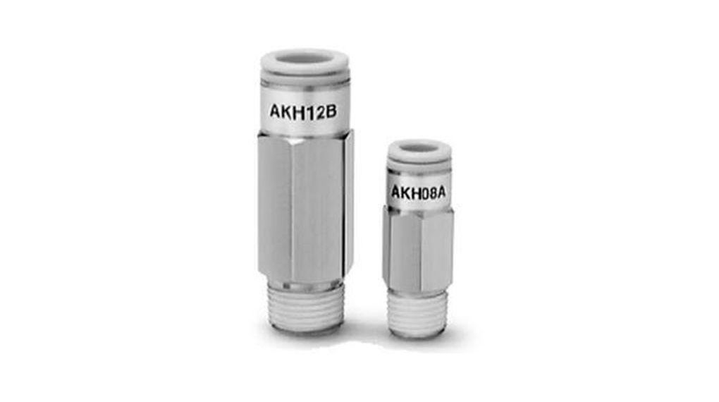 AKH06B-M5 | SMC Aluminium Bushing Check Valve M5, 10 bar | Distrelec Schweiz