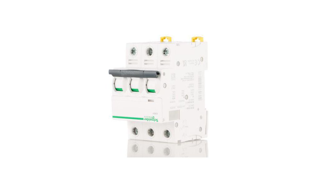 A9F55332 | Schneider Electric Acti 9 iC60H MCB, 3P Poles, 32A Curve D ...