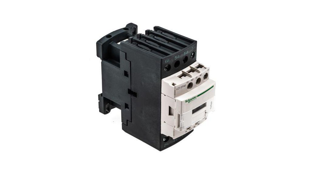 LC1DT40F7 | Schneider Electric LC1D Series Contactor, 110 V ac Coil, 4 ...