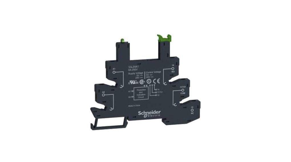 SSLZRA1 | Schneider Electric Harmony Control 5 Pin 5 ... 24V dc DIN ...