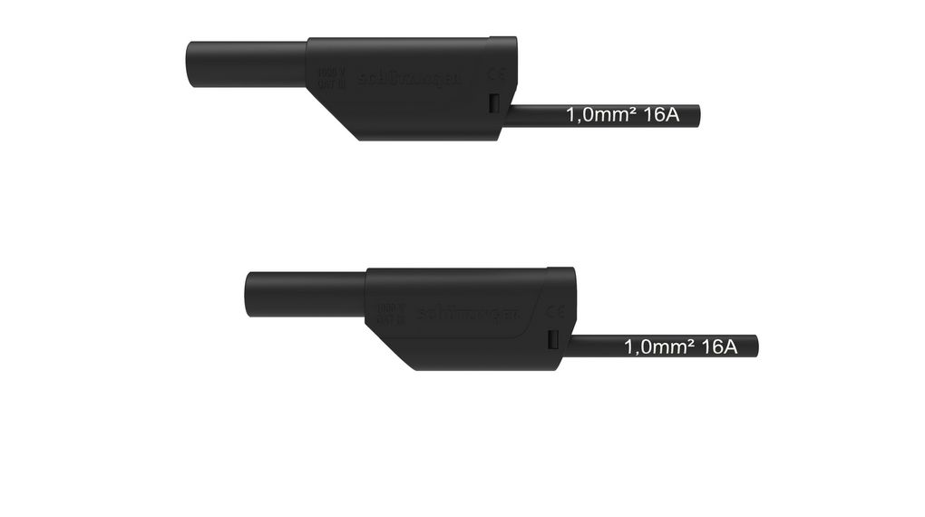 VSFK 8701 / 1 / 200 / SW | Schützinger Safety Test Lead PVC 16A Gold ...