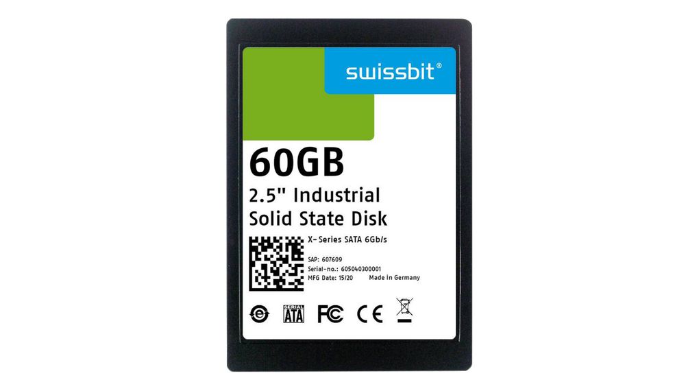 SFSA060GQ2AK1TO-I-6B-236-STD | Swissbit Disque SSD industriel X-75 2.5 ...