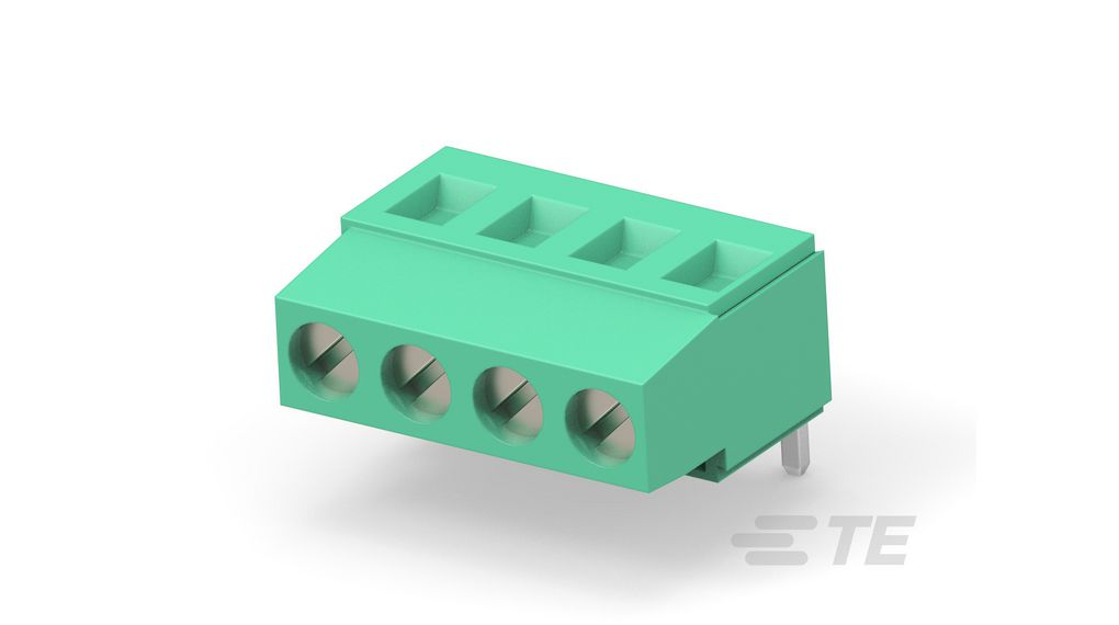 282851-4 | TE Connectivity - AMP PCB TERMI-BLOK PCB MOUNT 180 4P.5 ...