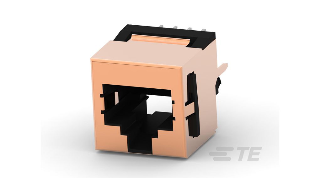 5557969-1 | TE Connectivity - AMP Modular Connector with Panel Stops ...