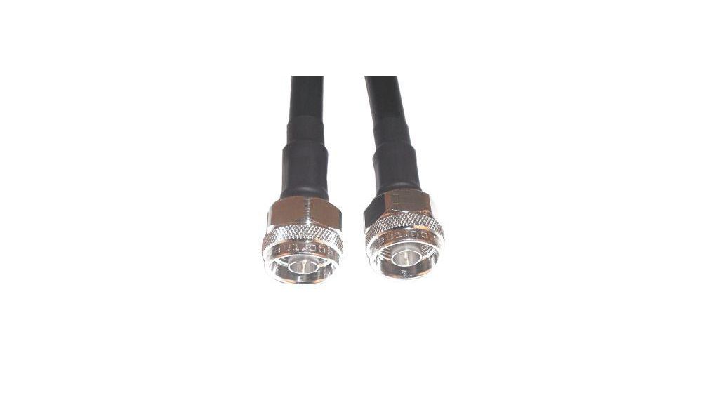 L09999B3616 | Telegärtner Male N Type to Male N Type Coaxial Cable, 1m, RG214 Coaxial ...