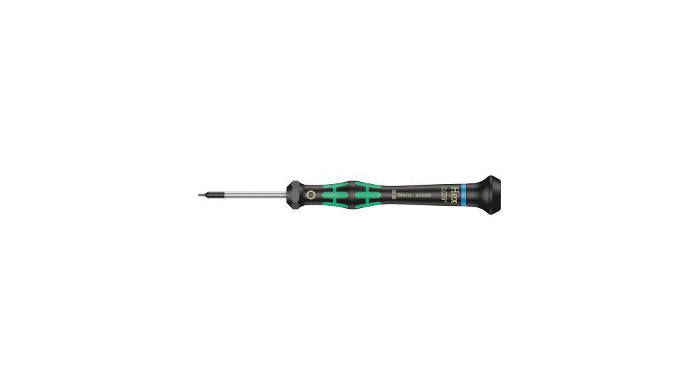 05345285001 | Wera Hexagon Precision Screwdriver, 0.035 in Tip, 40 mm ...