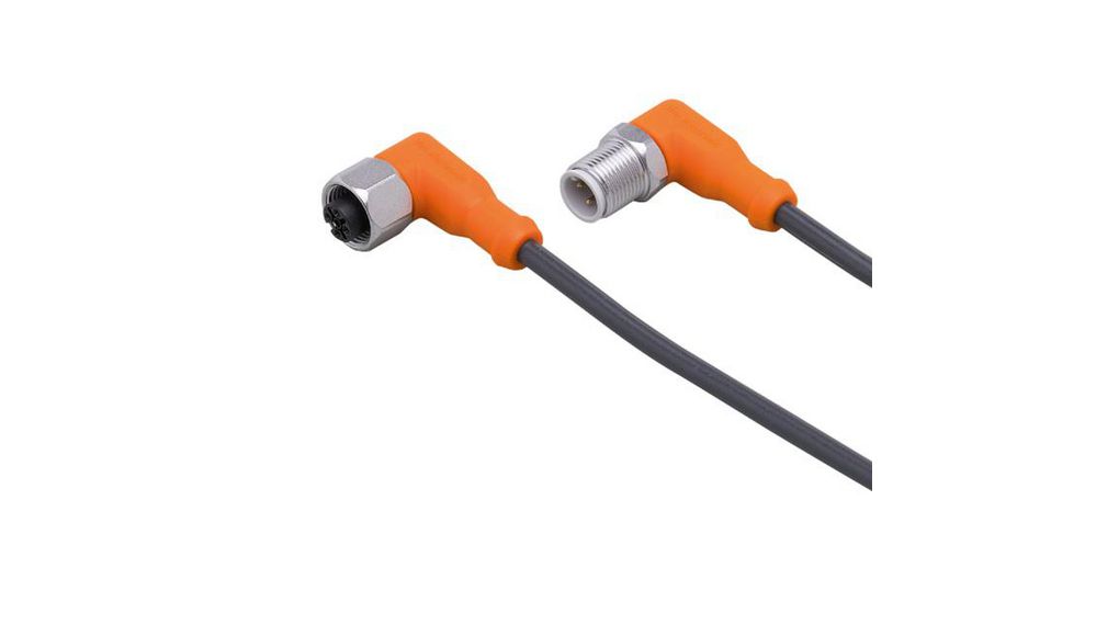 EVC12A | Ifm ifm electronic Male 1 way M12 to Female 1 way M12 Actuator ...