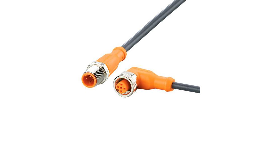 EVC403 | Ifm ifm electronic Male 4 way M12 to Female 5 way M12 ...
