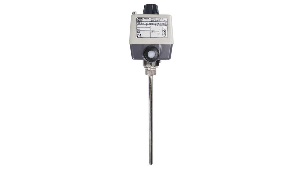 60001035 | Jumo Capillary Thermostat, 150°C Max, Automatic Reset ...