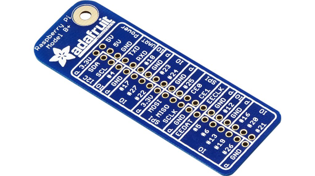 2263 | Adafruit GPIO Reference Card for Raspberry Pi Model B+ Pi2 Pi3 | Distrelec Germany