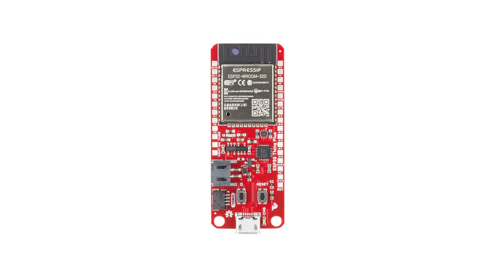 WRL-15663 | SparkFun Electronics Thing Plus utvecklingskort med ESP32 WROOM | Elfa Distrelec Sverige