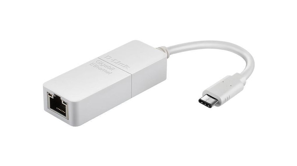 DUB-E130 | D-Link USB Network Adapter, 1Gbps, USB-C Plug - RJ45 Socket ...