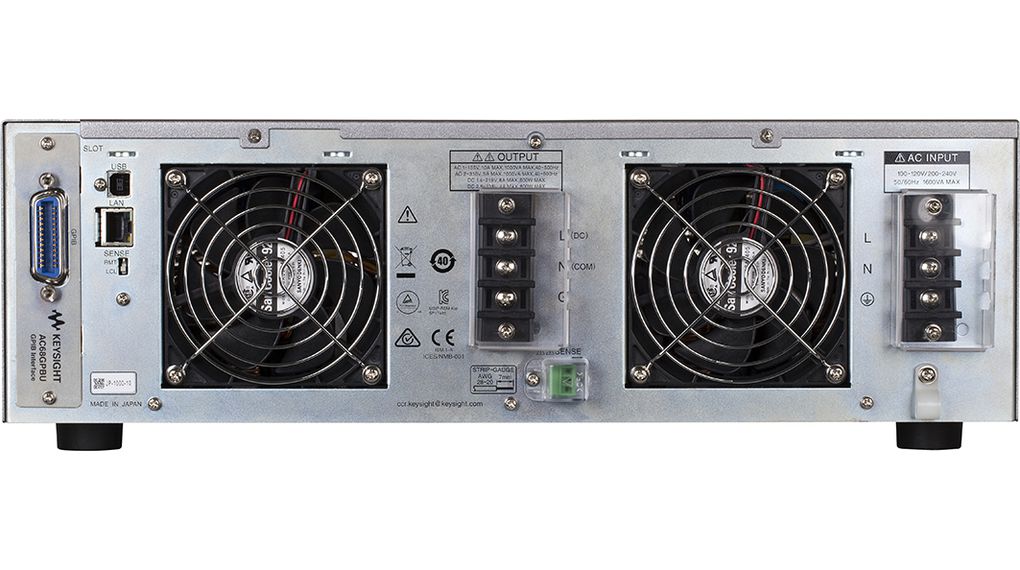 AC6802B | Keysight Basic AC Power Source, 1kVA, Programmable, 438V ...