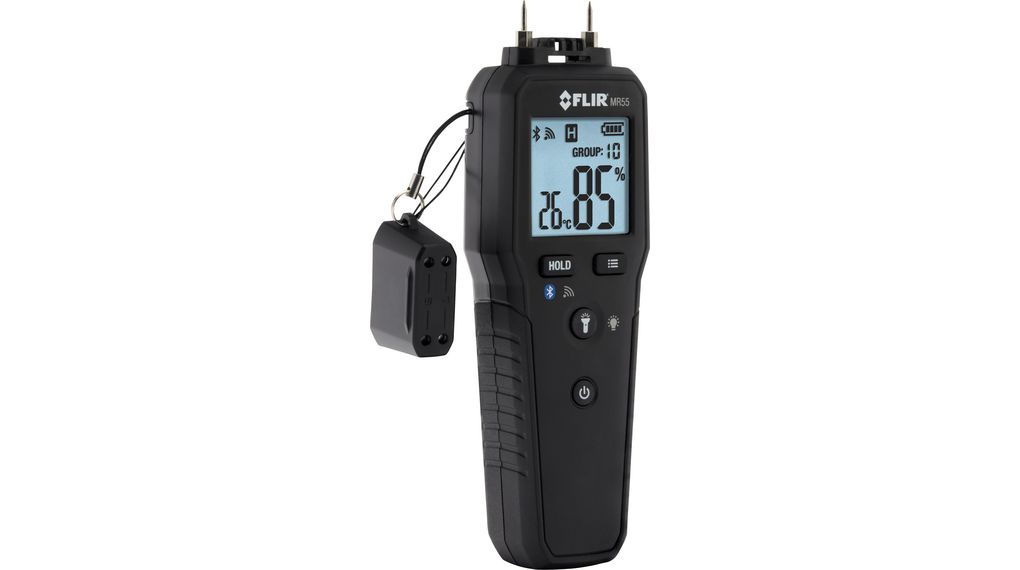 MR55 | FLIR Pin Moisture Meter with Bluetooth, 0 ... 80%, 0 ... 60°C ...