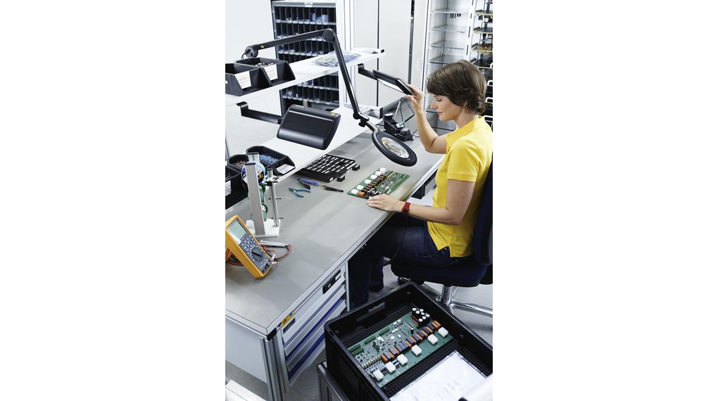 113585000-00766273 | Waldmann Förstoringsglas, ESD-armatur, TEVISIO, RLLQ 48/2 AR, 3.5dpt | Elfa ...