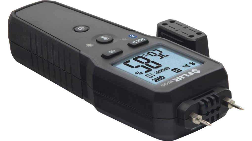 MR55 | FLIR Pin Moisture Meter with Bluetooth, 0 ... 80%, 0 ... 60°C ...